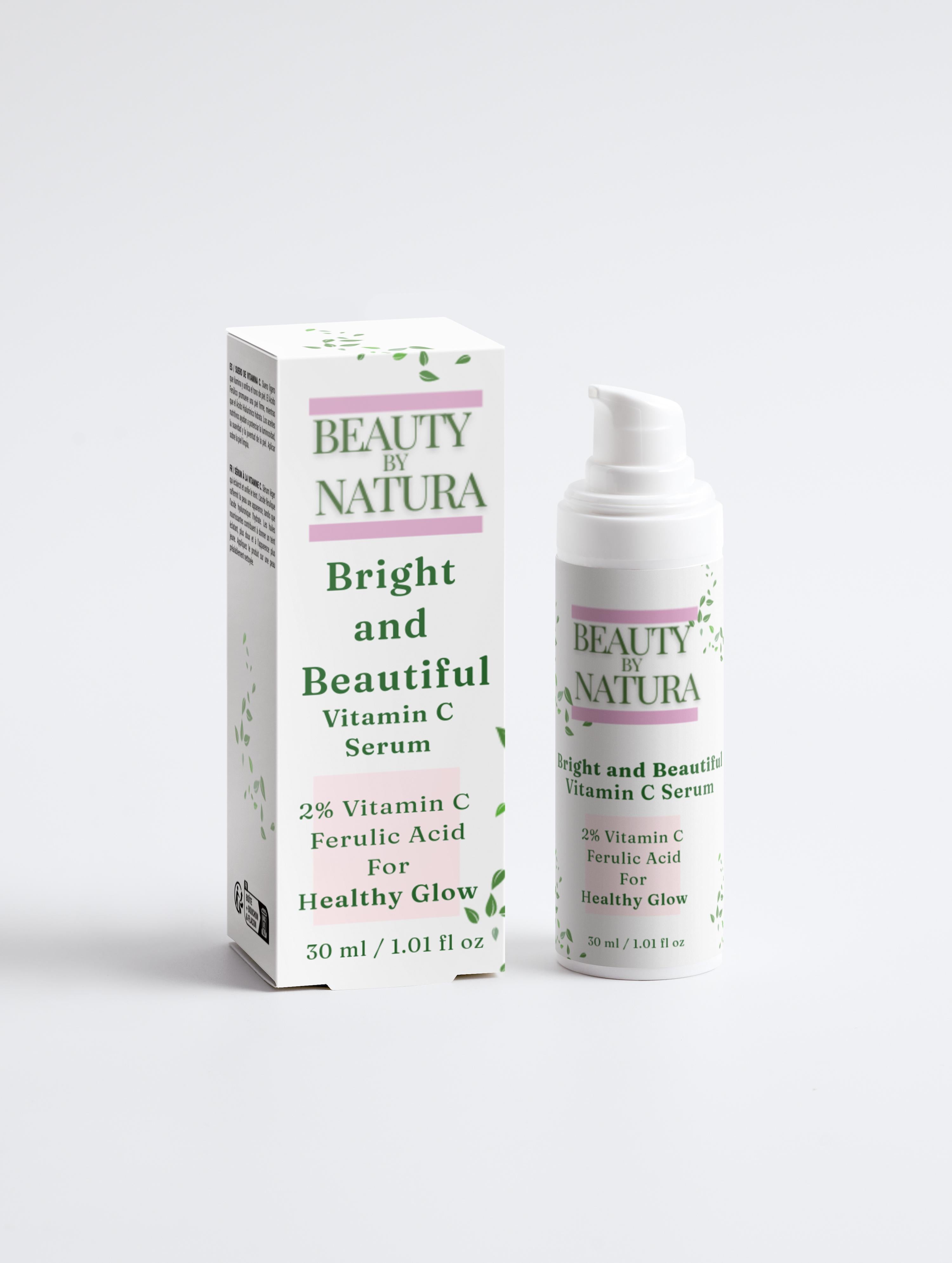 Bright and Beautiful Vitamin C Serum – BEAUTY BY NATURA
